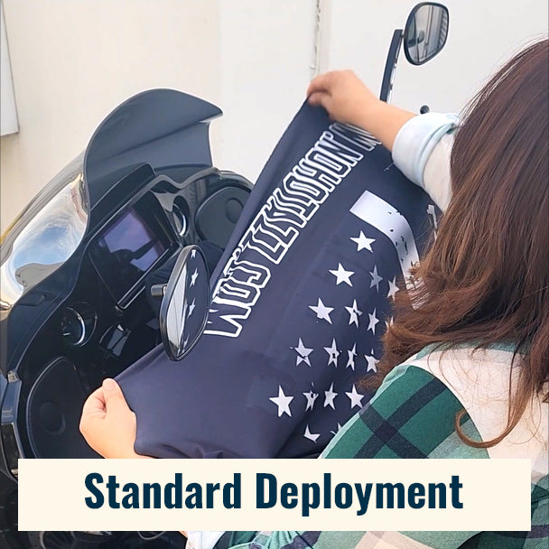 No Hot Azz - Custom Motorcycle Seat Shade Sun Covers